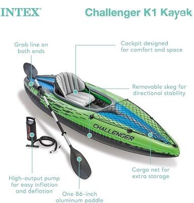 Discover the INTEX 68305EP Challenger K1 Inflatable Kayak: Your ...